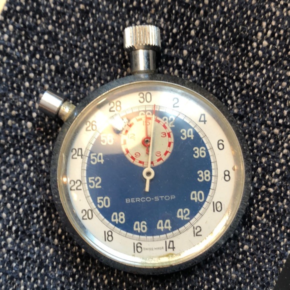 Berco-Stop | Accessories | Bercostop Vintage 7s Stopwatch | Poshmark